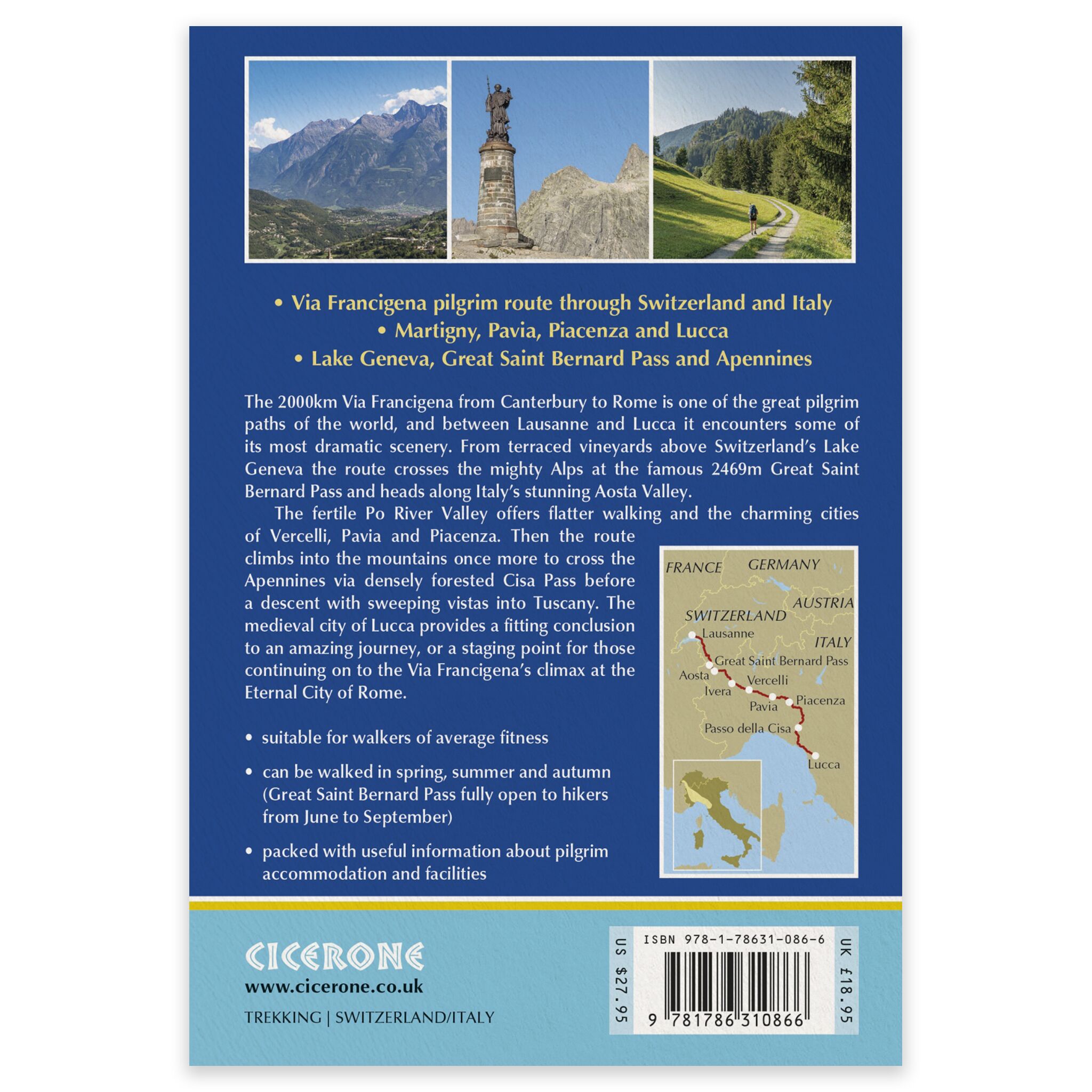 Walking the Via Francigena Pilgrim Route - Part 2 – Cicerone Travel Guide