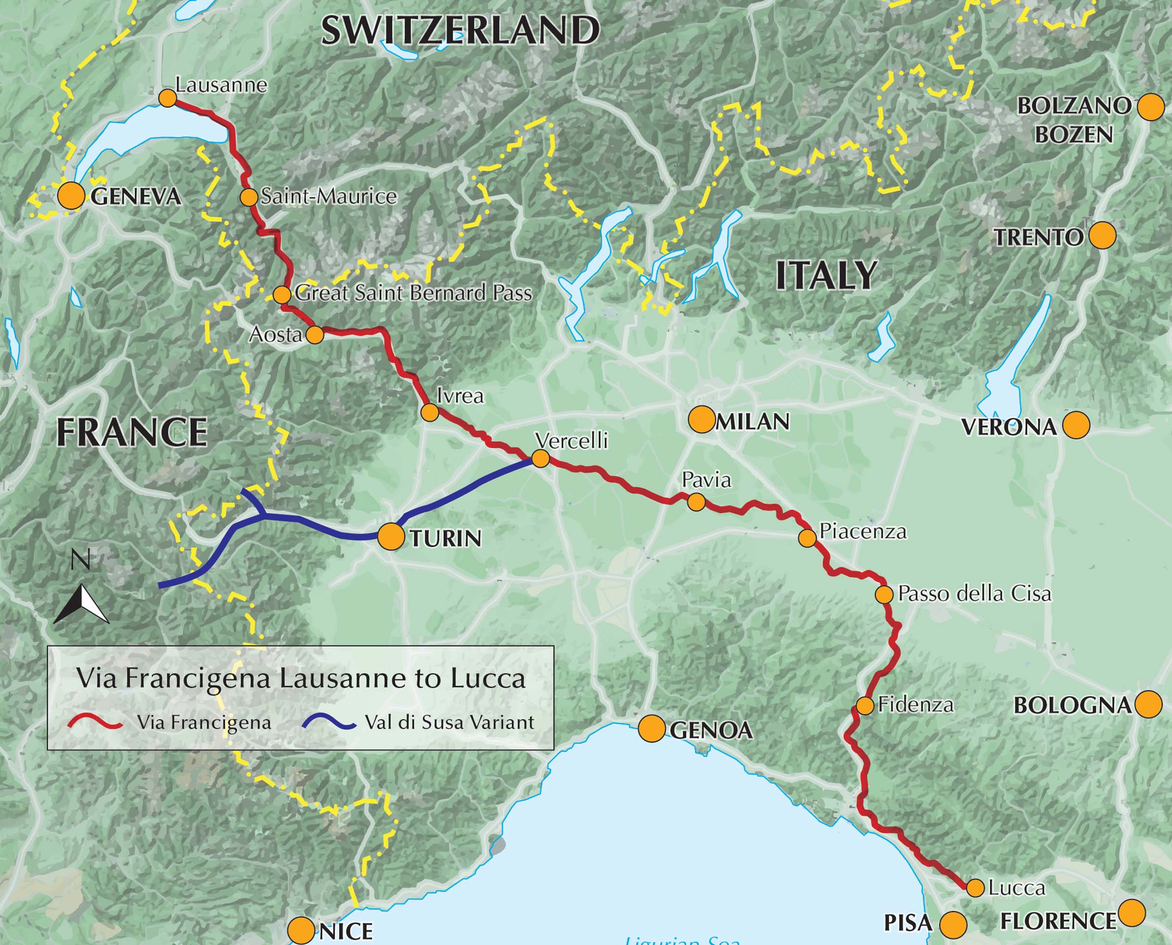 Walking the Via Francigena Pilgrim Route - Part 2 – Cicerone Travel Guide
