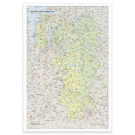 Kart over Nordre Follo kommune | Veggkart, plakat eller innrammet